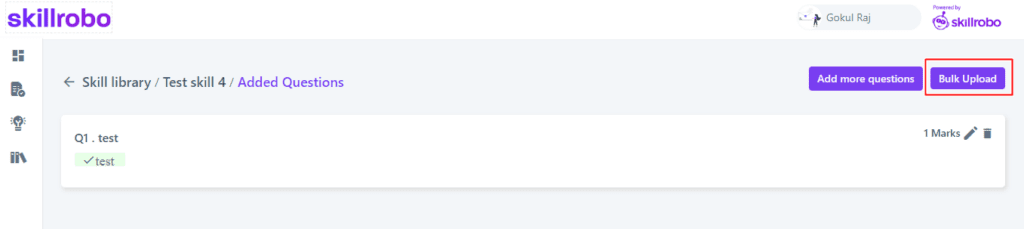 How to create custom questions? - SkillRobo