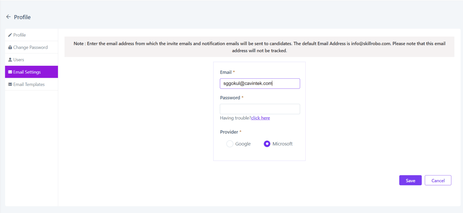 How to send invitation emails from my email id (Email Settings ...